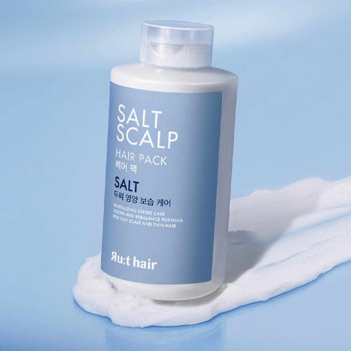 (Authorized) South Korea RU:T HAIR 3-fold sea salt natural cleansing o ...
