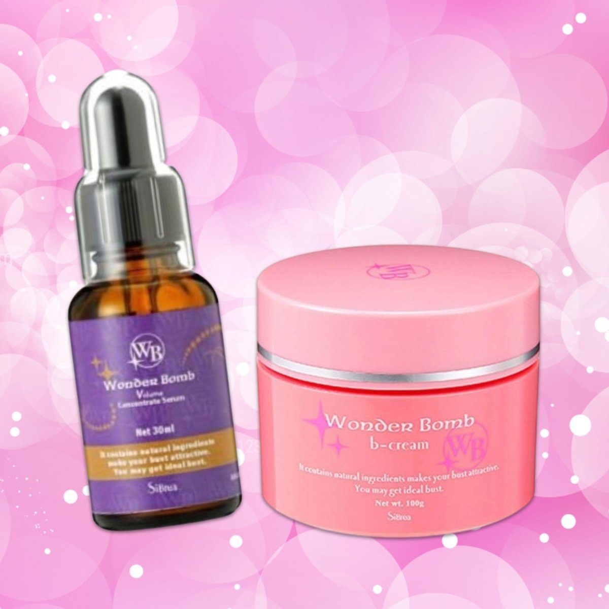 Japan Wonder bomb breast enhancement set (breast enhancement cream + d ...